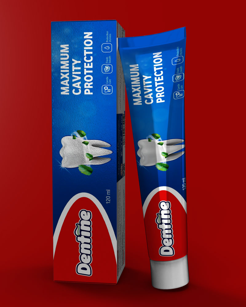 Maximum Cavity Protection 120 ML – Dentine Toothpaste